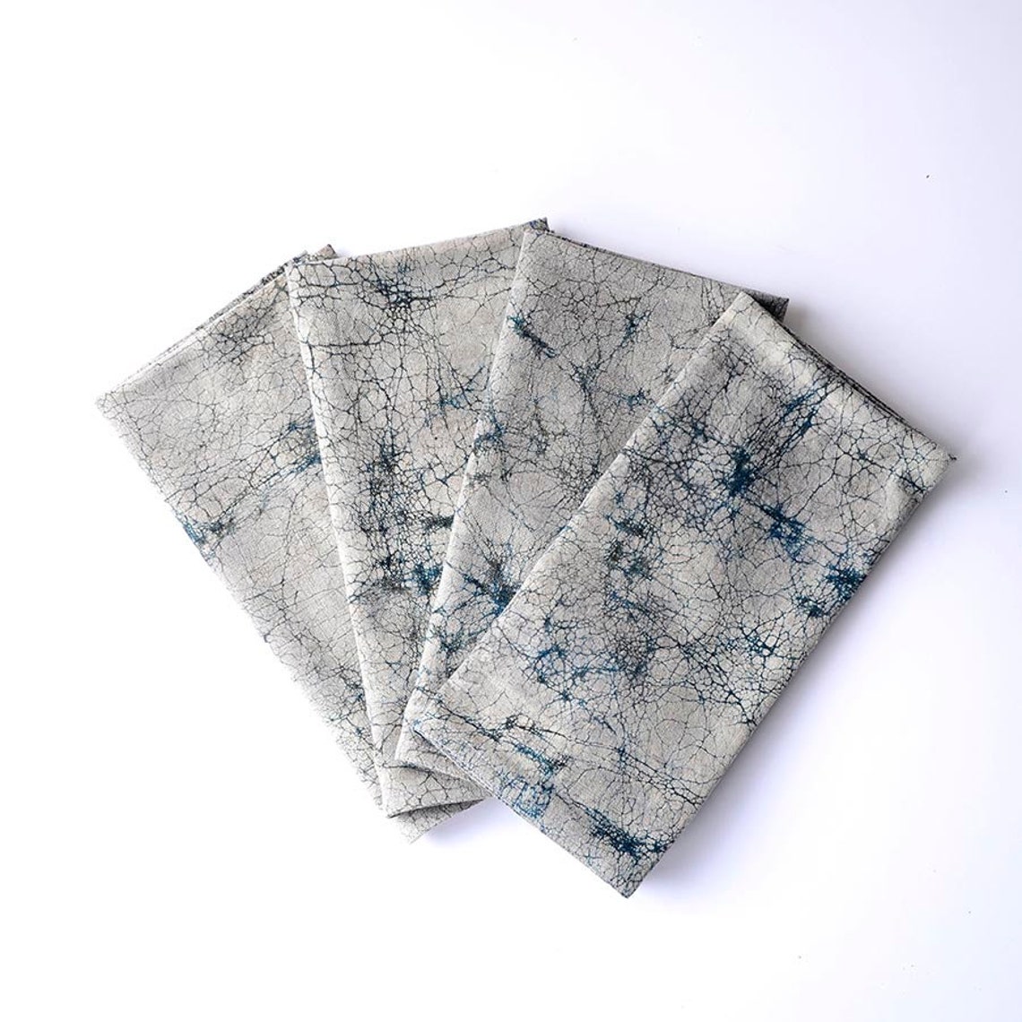 Textural off White Napkins / Marbled Sustainable Holiday Gift House ...