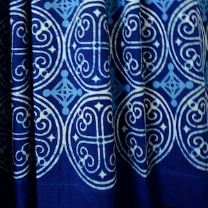 Swatch for Ichcha Block Print Curtains - Etsy