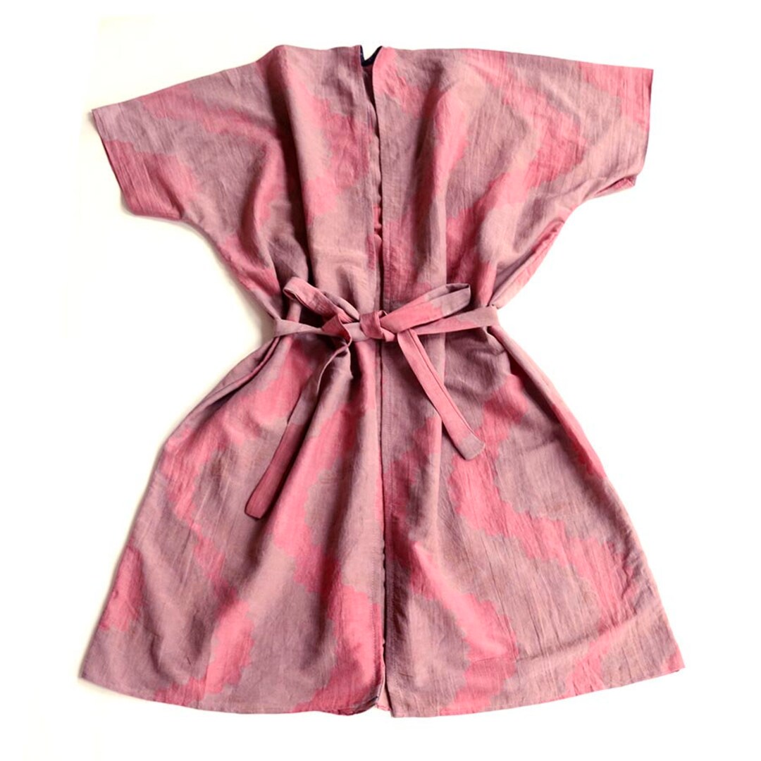 Pink Blush Cotton Silk Blend Robe Beach Wear / Plant Dyed/ Silk Cover ...