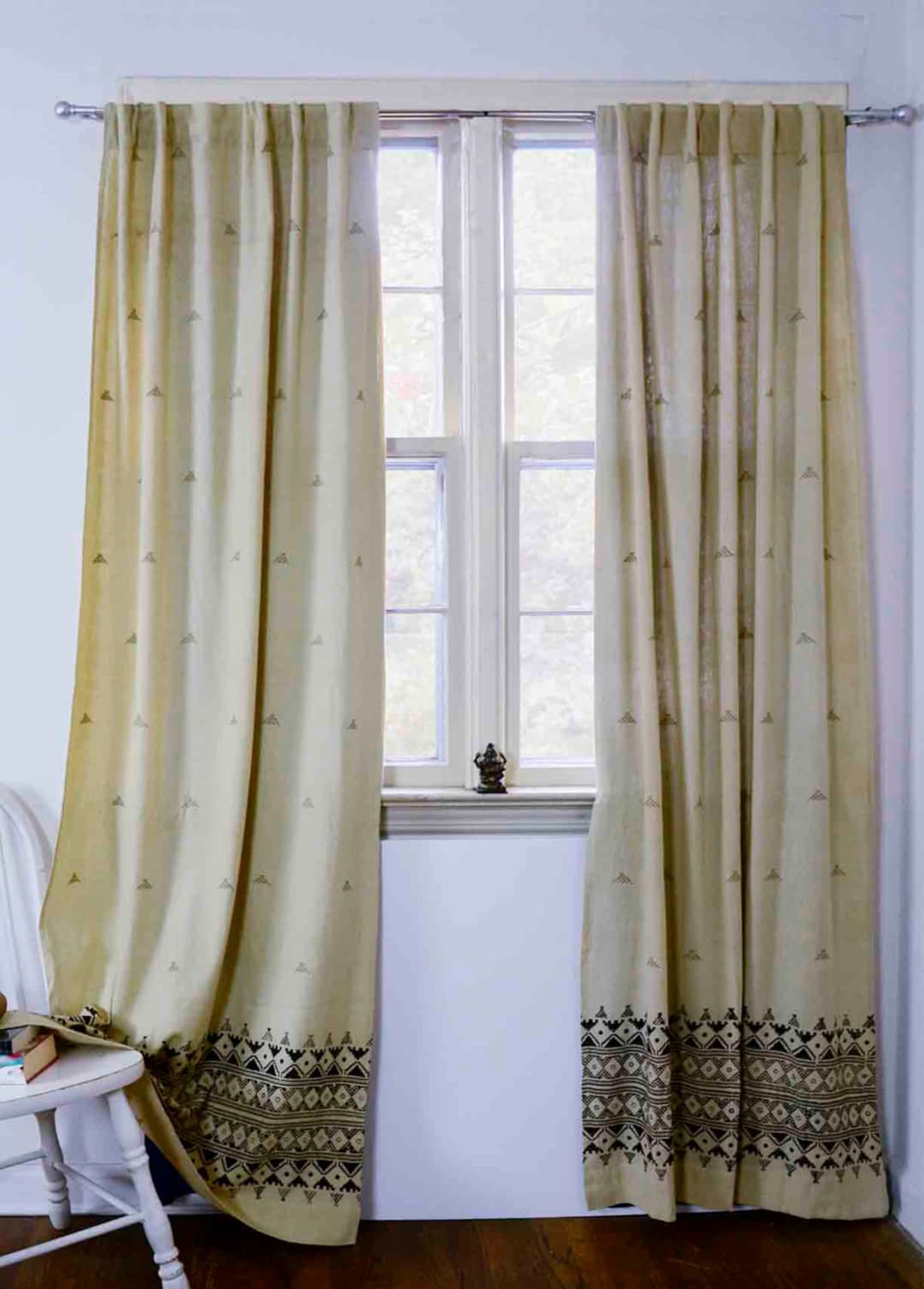 Ivory Window Curtain Beige Off-white SAMPLE SALE Window Treatment ...