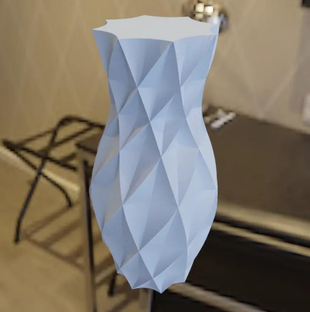 Double Twist Star Vase | 3D Printed Sculptural Decorative Object With ...