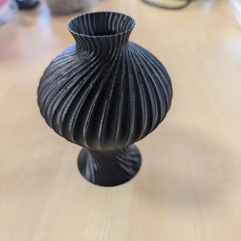 Fluted Vase - Etsy