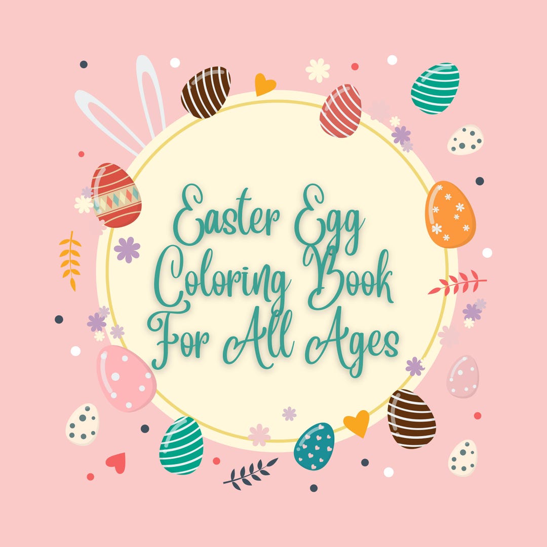 Easter Egg Collection: Coloring Books for All Ages at Easter | Instant ...
