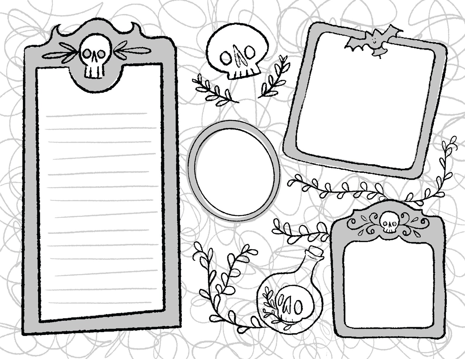 Digital Spooky Planner Printable - Etsy