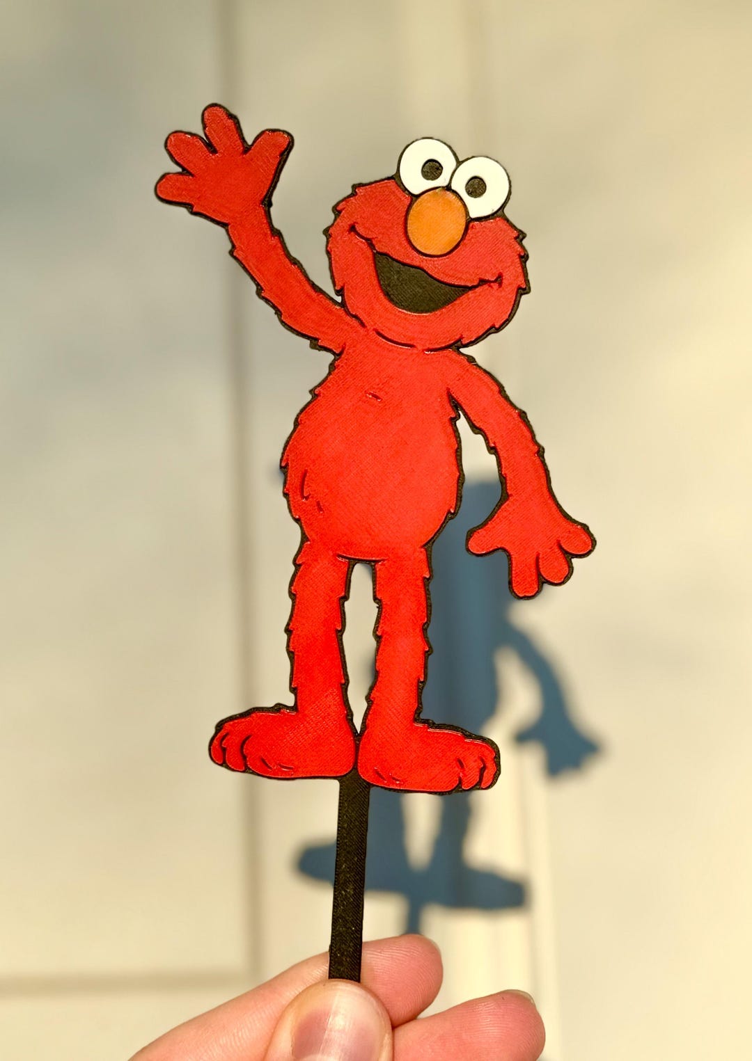 3D Elmo Sesame Street Inspired Cake Topper - Etsy