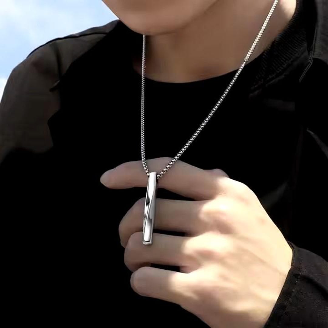 Engravable Mobius Pendant Necklace – Stainless Steel Infinity Symbol - Etsy