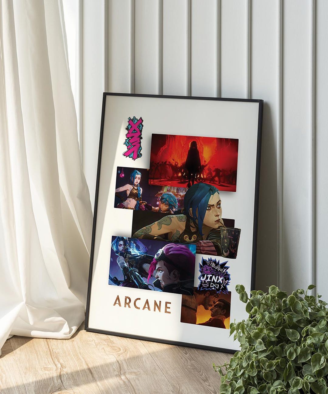 Jinx Arcane Poster, Movie Poster, Minimalist Poster, Custom Poster ...