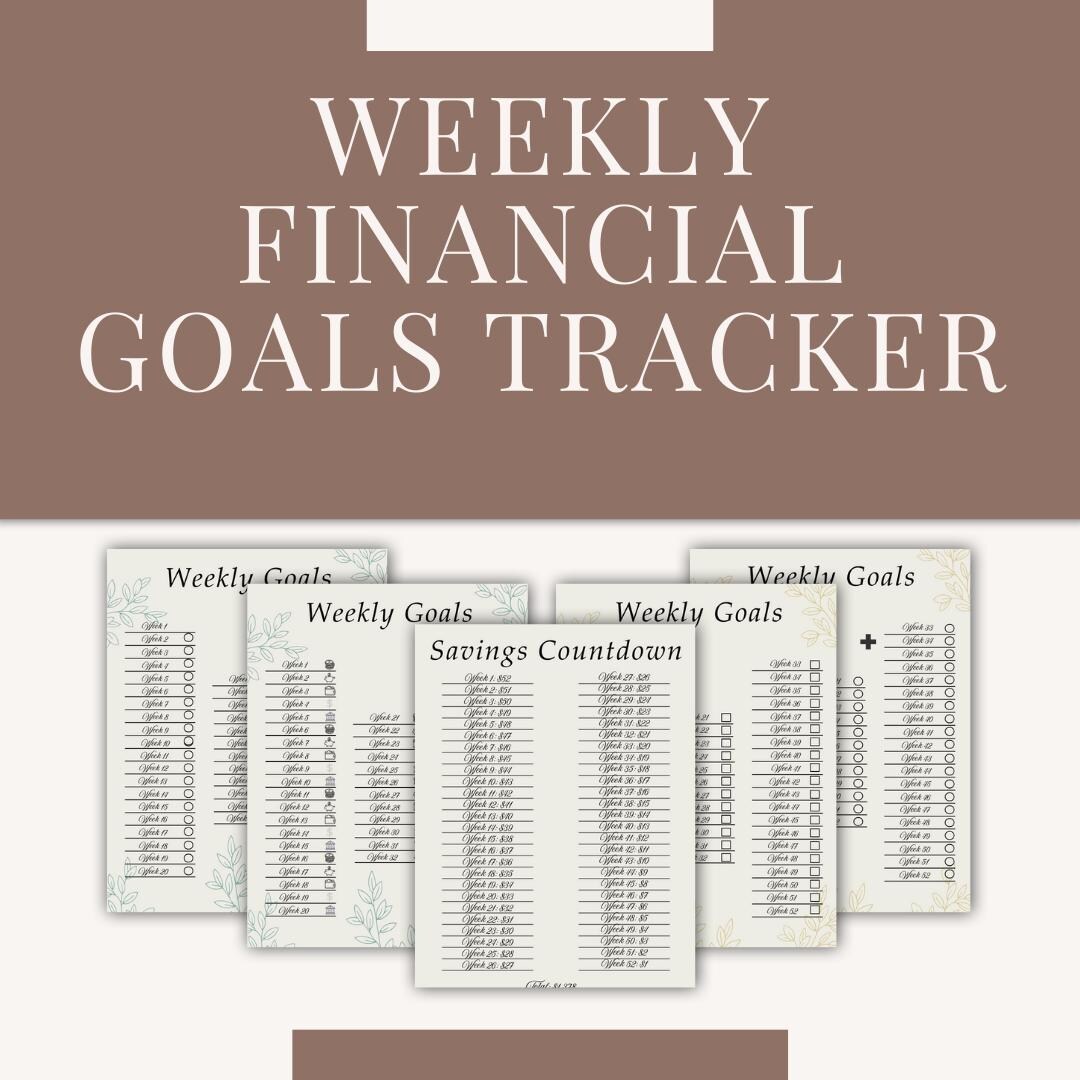 Track Your Savings Goals With This Fun Printable Sheet! - Etsy