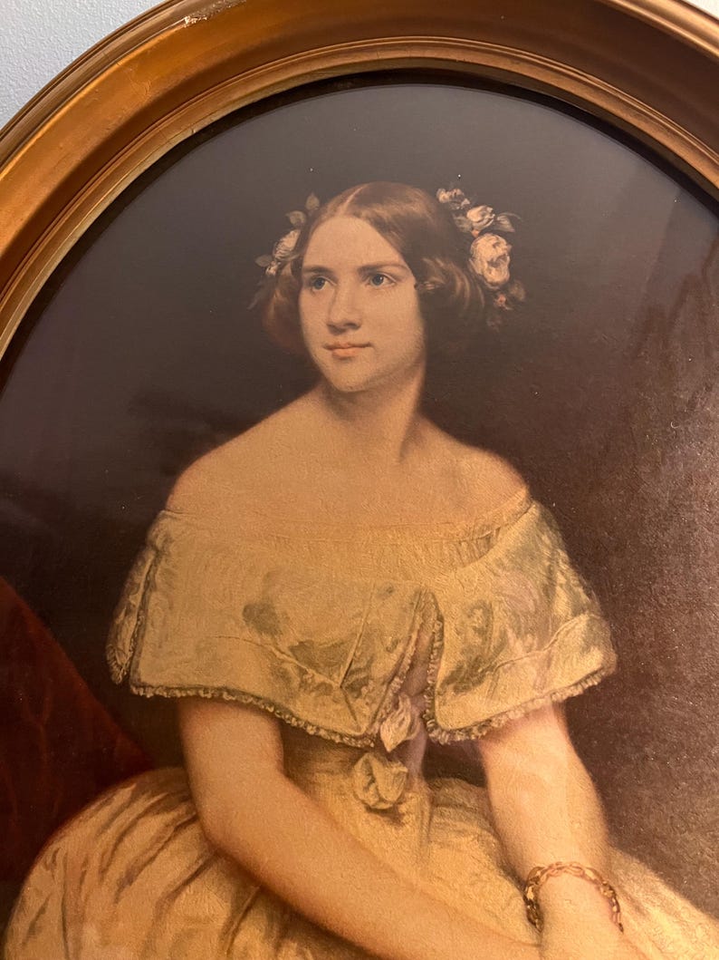 Vintage Lithograph Portrait of Jenny Lind, Opera Singer - Etsy