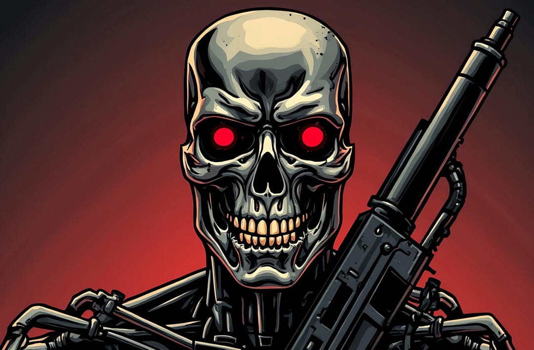 Cartoon Terminator - Etsy