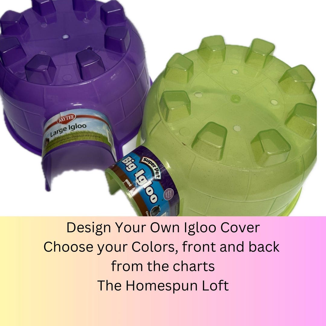 Fleece Igloo Cover, Made to Order, Choose Your Colors, Reversible - Etsy