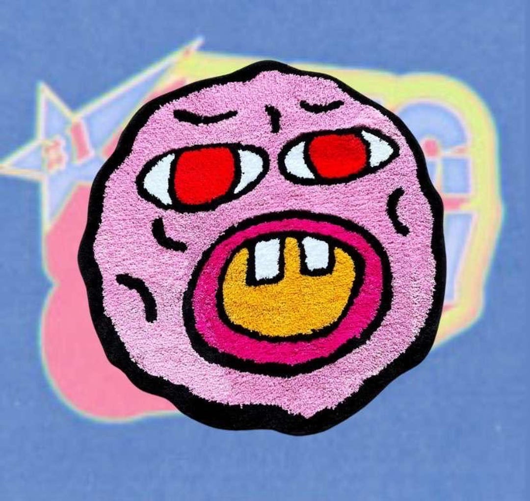Tyler the Creator Pink Cherry Bomb Rug - Etsy