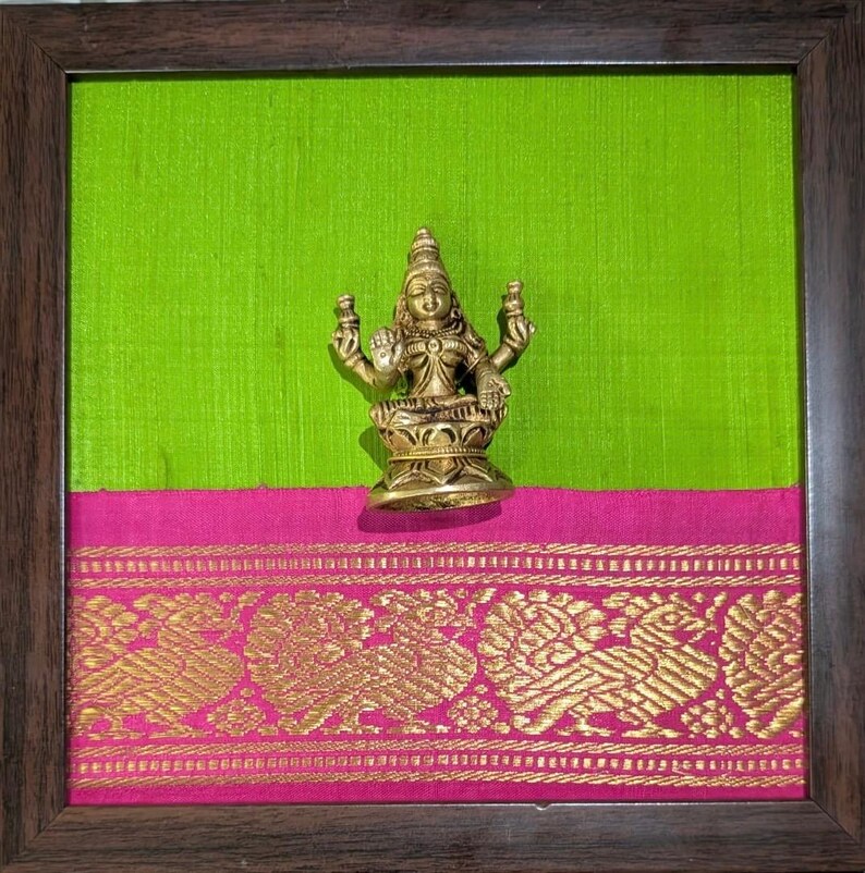 Handcrafted Divine Goddess Lakshmi Statue Frame, Home Decor, Customized ...