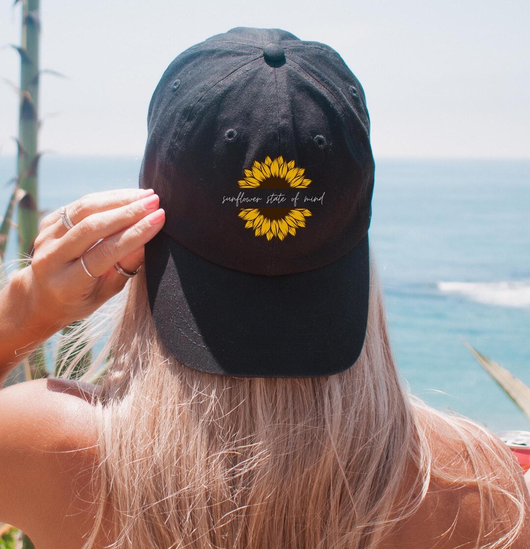 Bible Verse Hat, Sunflower Baseball Cap, Baseball Cap Flowers ...