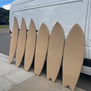 Rope Wrapped Surfboard Art Natural Recycled Reused Home Interior Decor ...