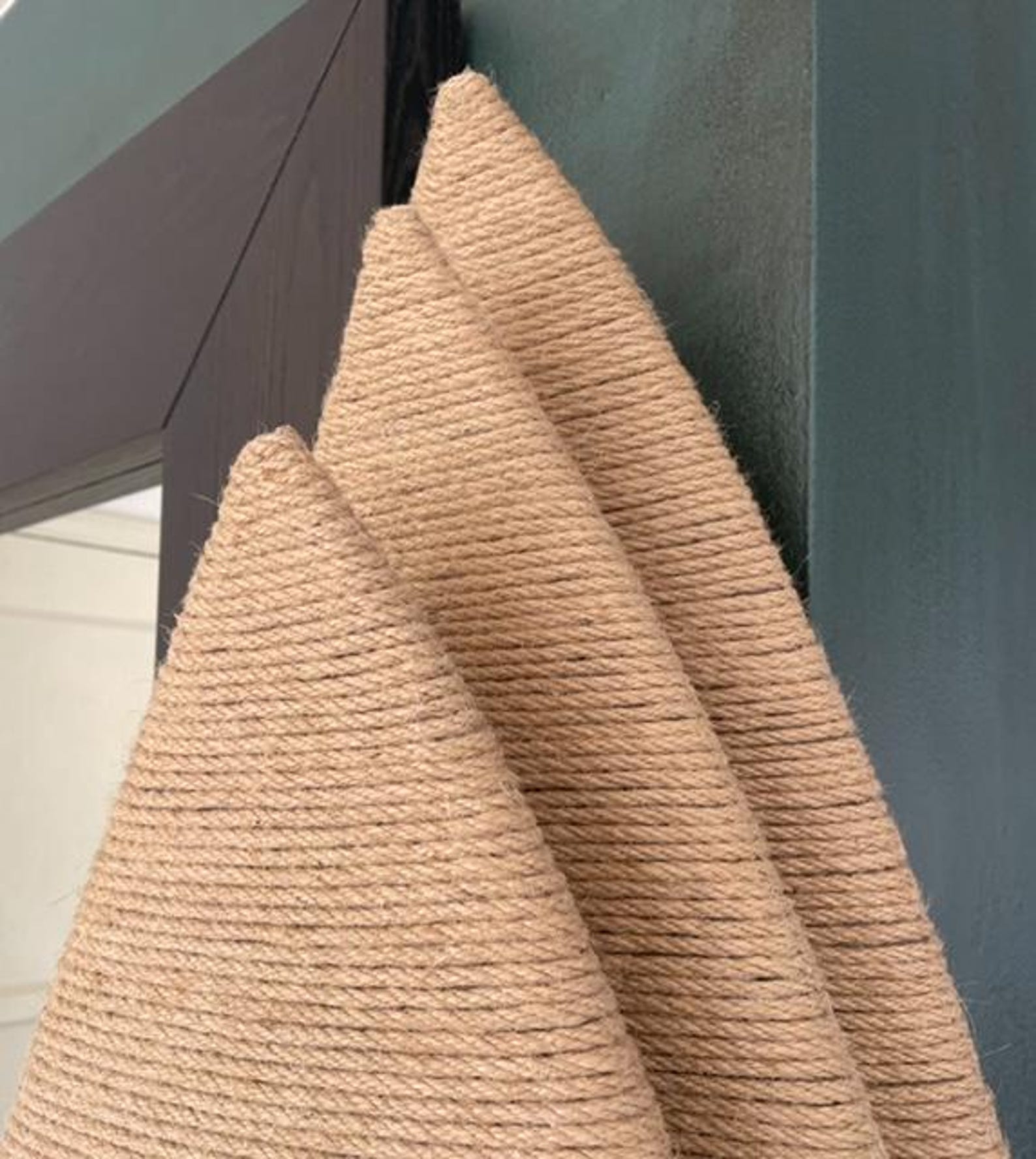 Rope Wrapped Surfboard Art Natural Recycled Reused Home Interior Decor ...