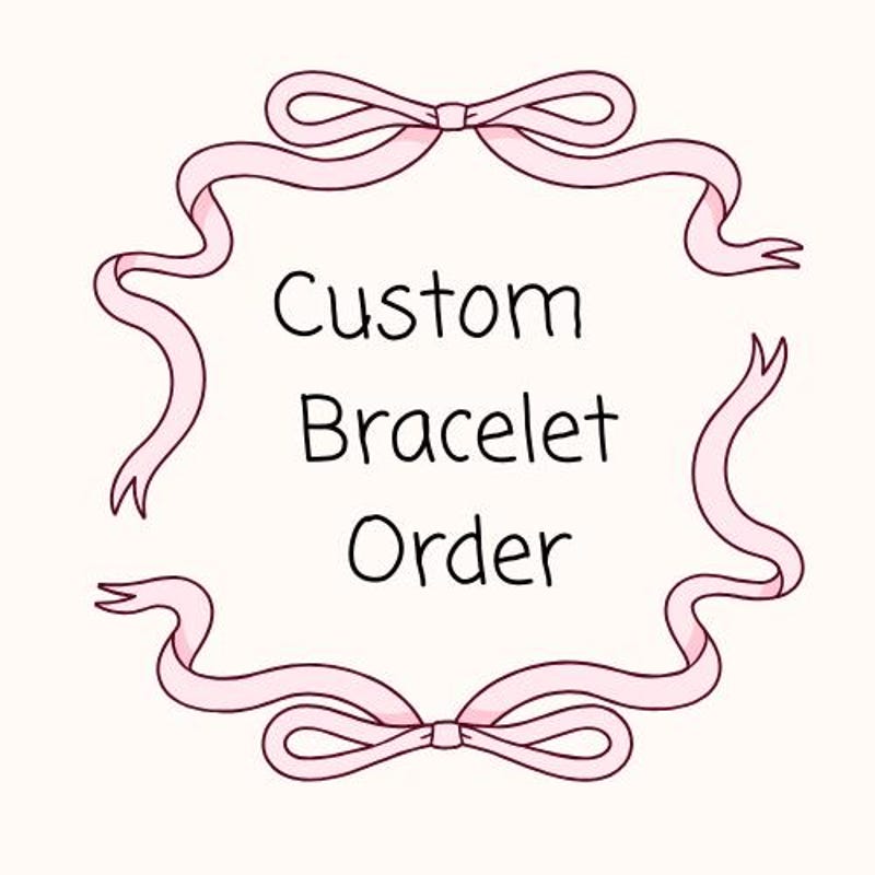Custom Bracelets Anime - Etsy UK