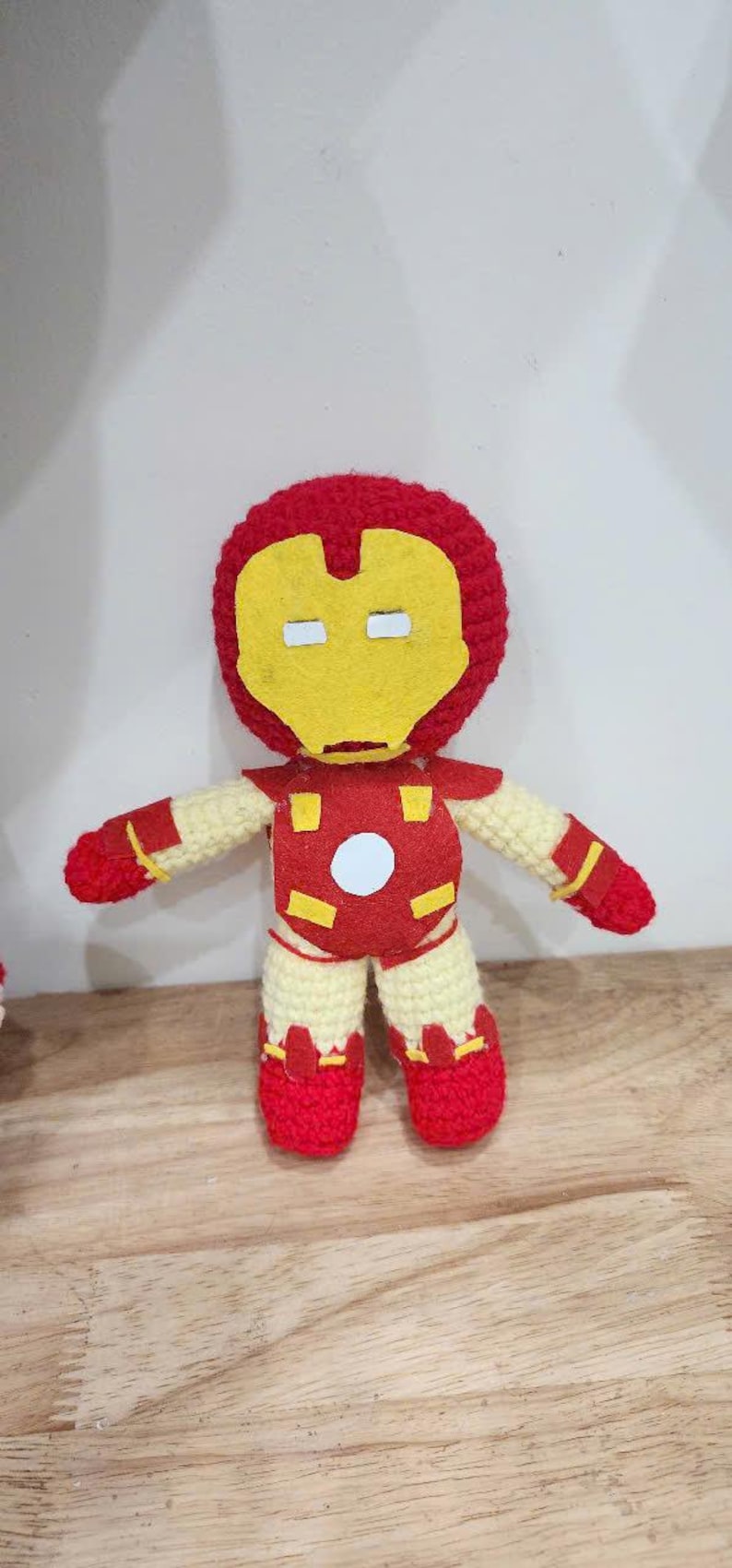 Iron Man Crochet PDF Amigurumi Toy Baby – Handmade Superhero Plush Toy ...