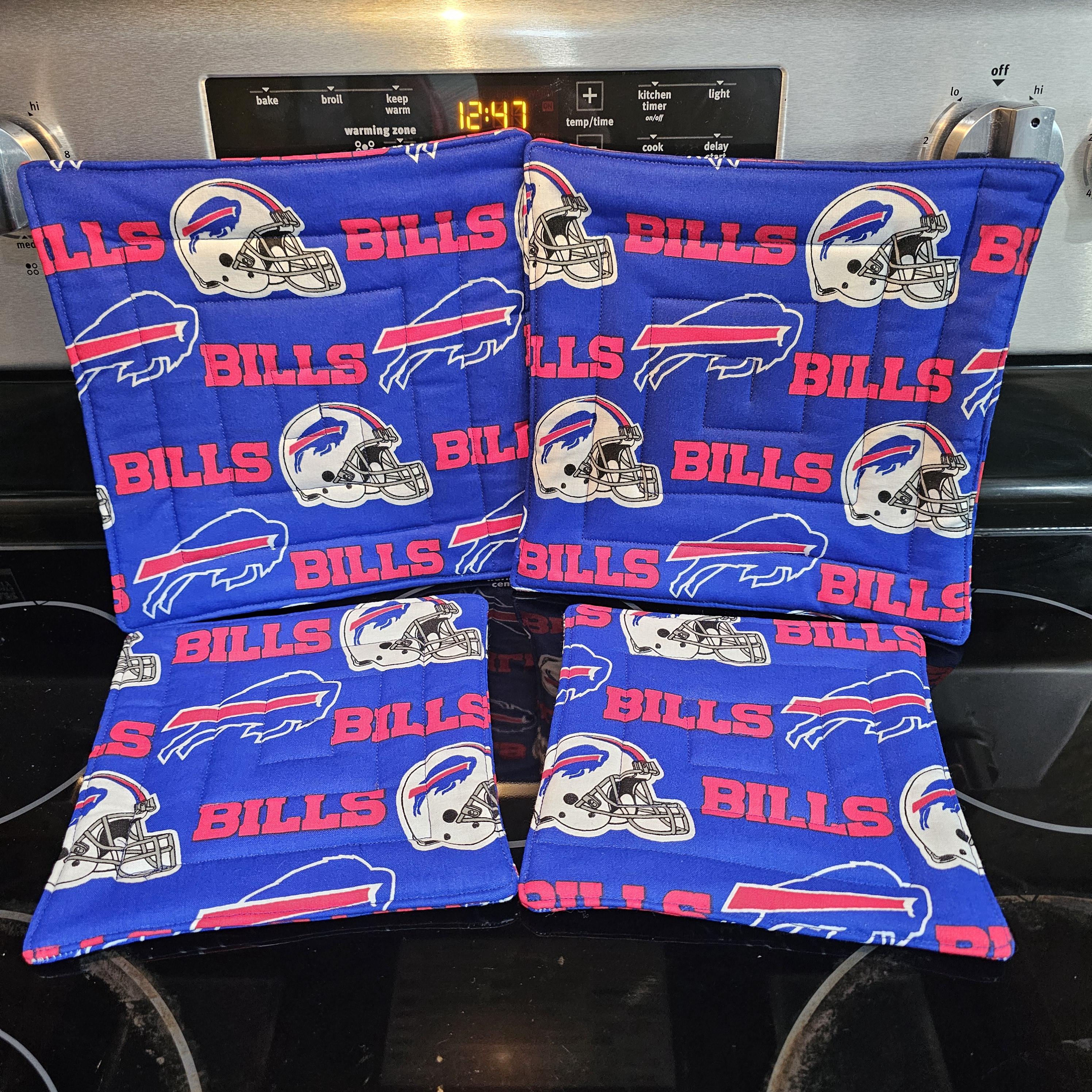Buffalo Bills Pot Holders Set - Etsy