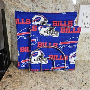 Buffalo Bills Pot Holders Set - Etsy