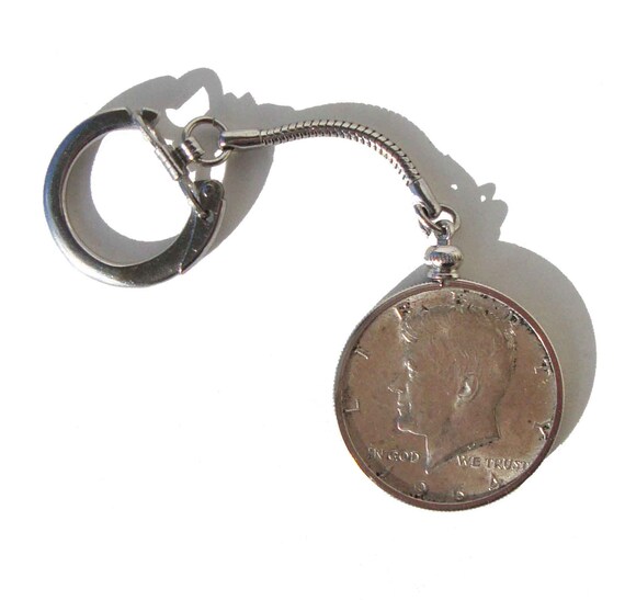 1964 JFK Half Dollar Key Chain U.S. President Key Ring Fob | Etsy