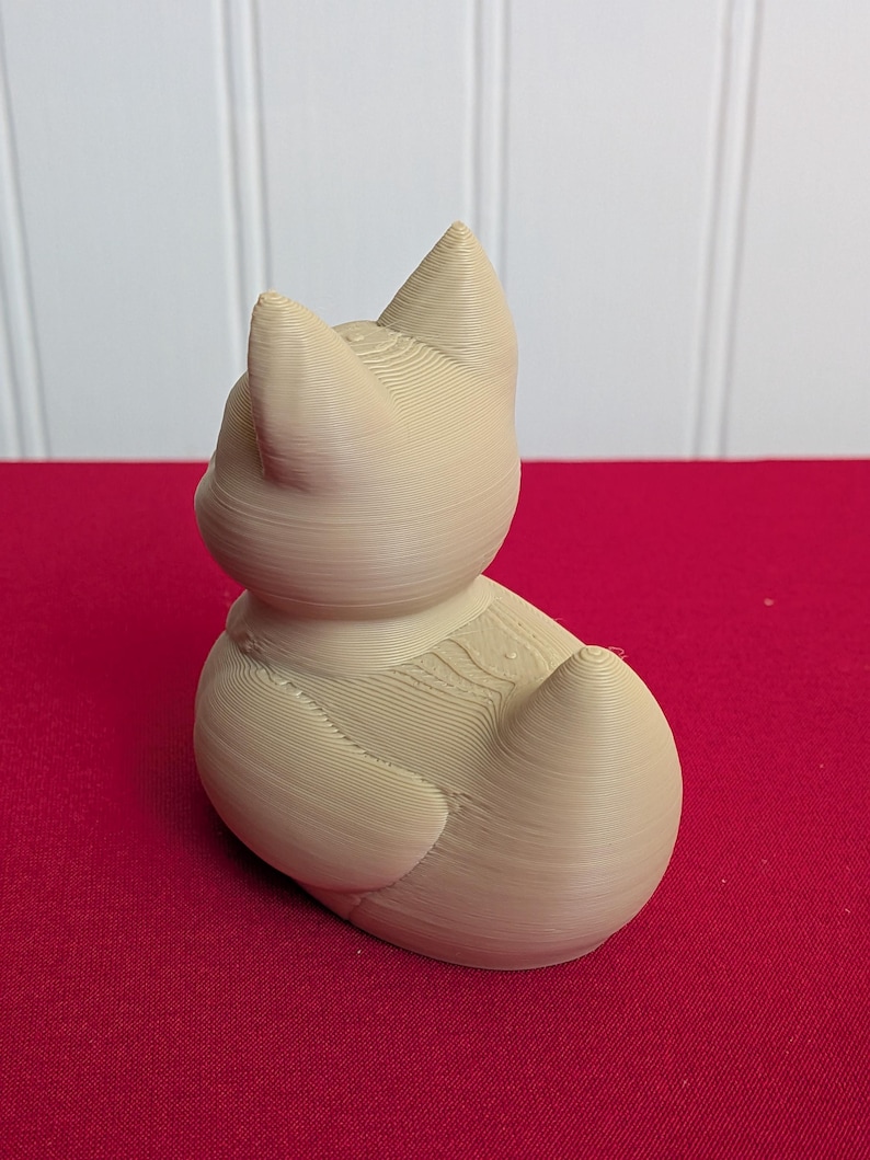3D Printed Cat Duck Figurine – Cute Kitty Collectible - Etsy