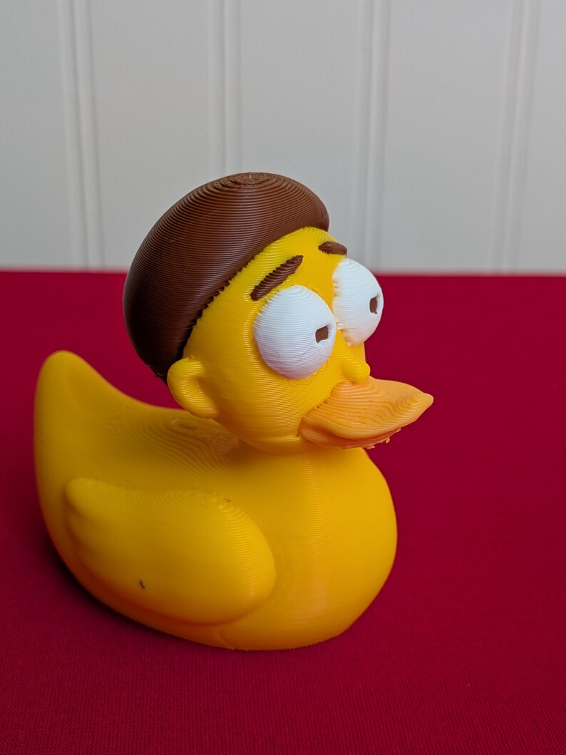 Rick and Morty Inspired Duck | 3D Printed Collectible | Funny Mashup ...