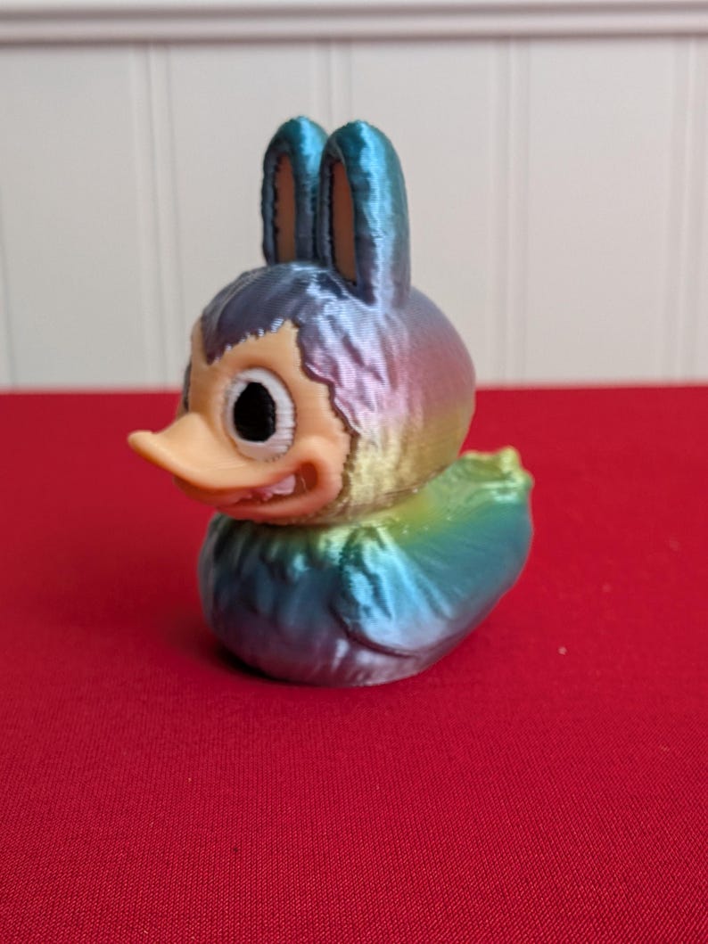 Labubu-inspired Monster Duck | 3D Printed Collectible Figurine - Etsy