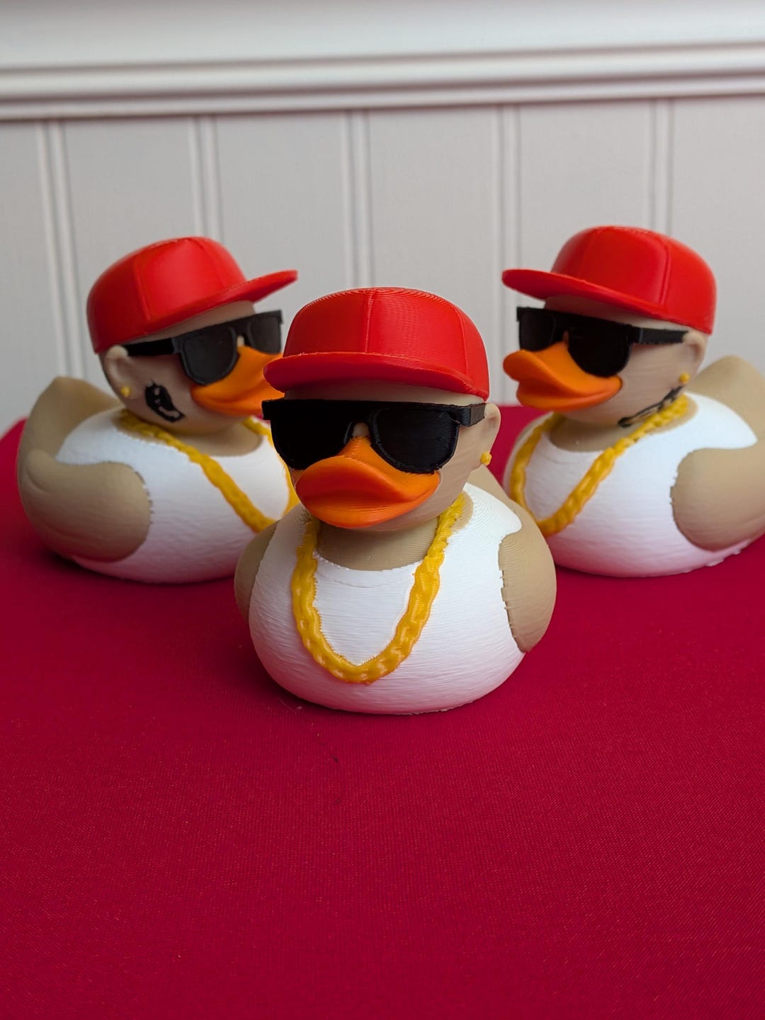 Chris Brown Inspired Duck | 3D Printed Rubber Ducky Figurine - Etsy