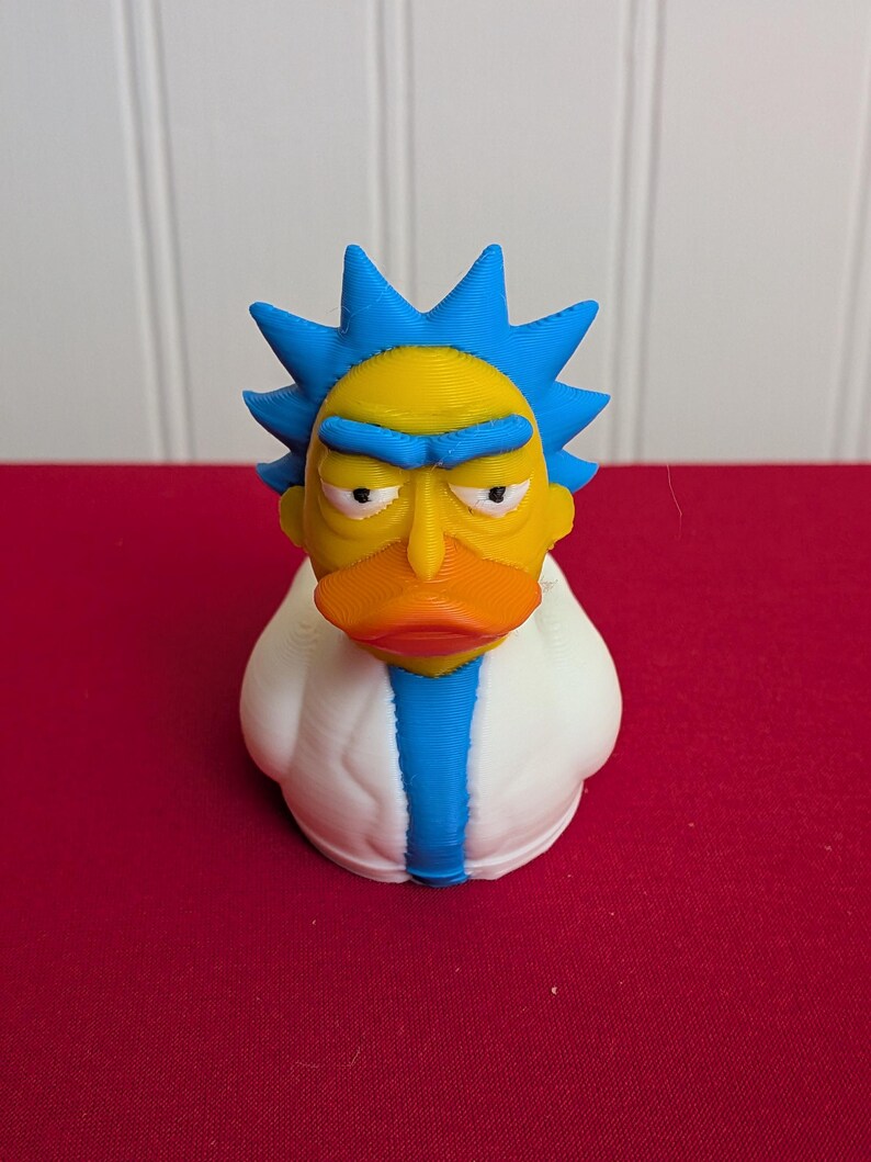 Rick and Morty Inspired Duck | 3D Printed Collectible | Funny Mashup ...