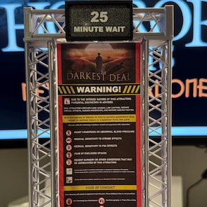 Haunted House Entrance Portal & Wait Time Sign Inspired by HHN ...