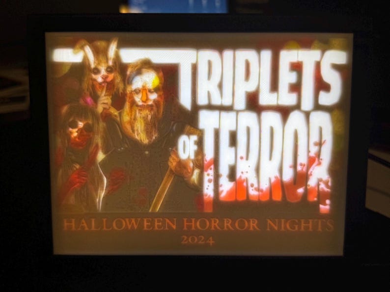 Haunted House Entrance Portal & Wait Time Sign Inspired by HHN ...