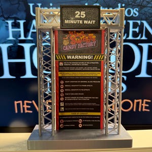 Haunted House Entrance Portal & Wait Time Sign Inspired by HHN ...