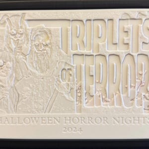 Haunted House Entrance Portal & Wait Time Sign Inspired by HHN ...