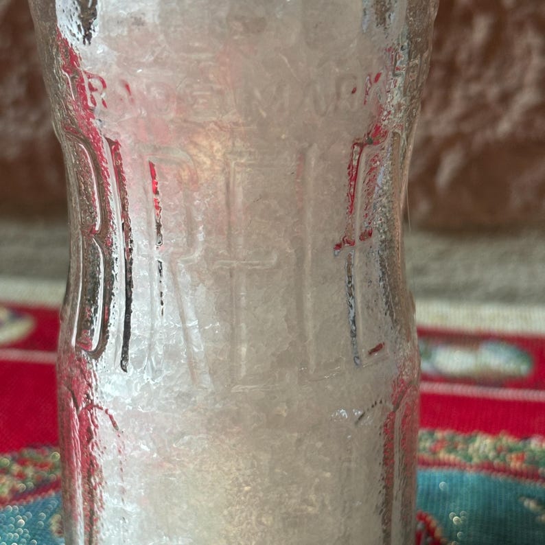 Vintage BIRELEYS Soda Bottle Upcycled Snow Lady - Etsy