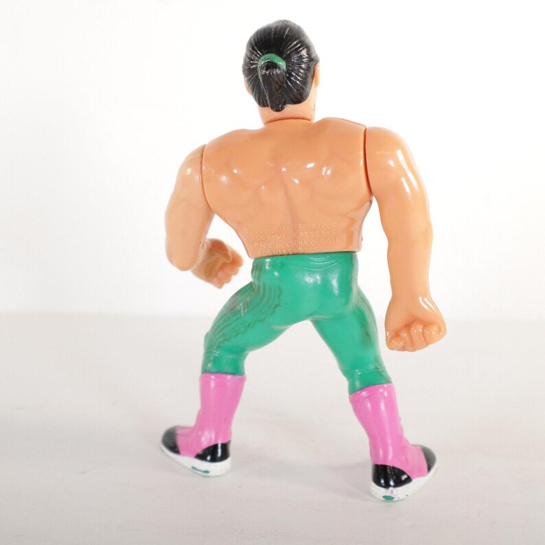 Vintage 1990 WWF Wwe TITO SANTANA Titan Sports Hasbro Wrestling Figure ...