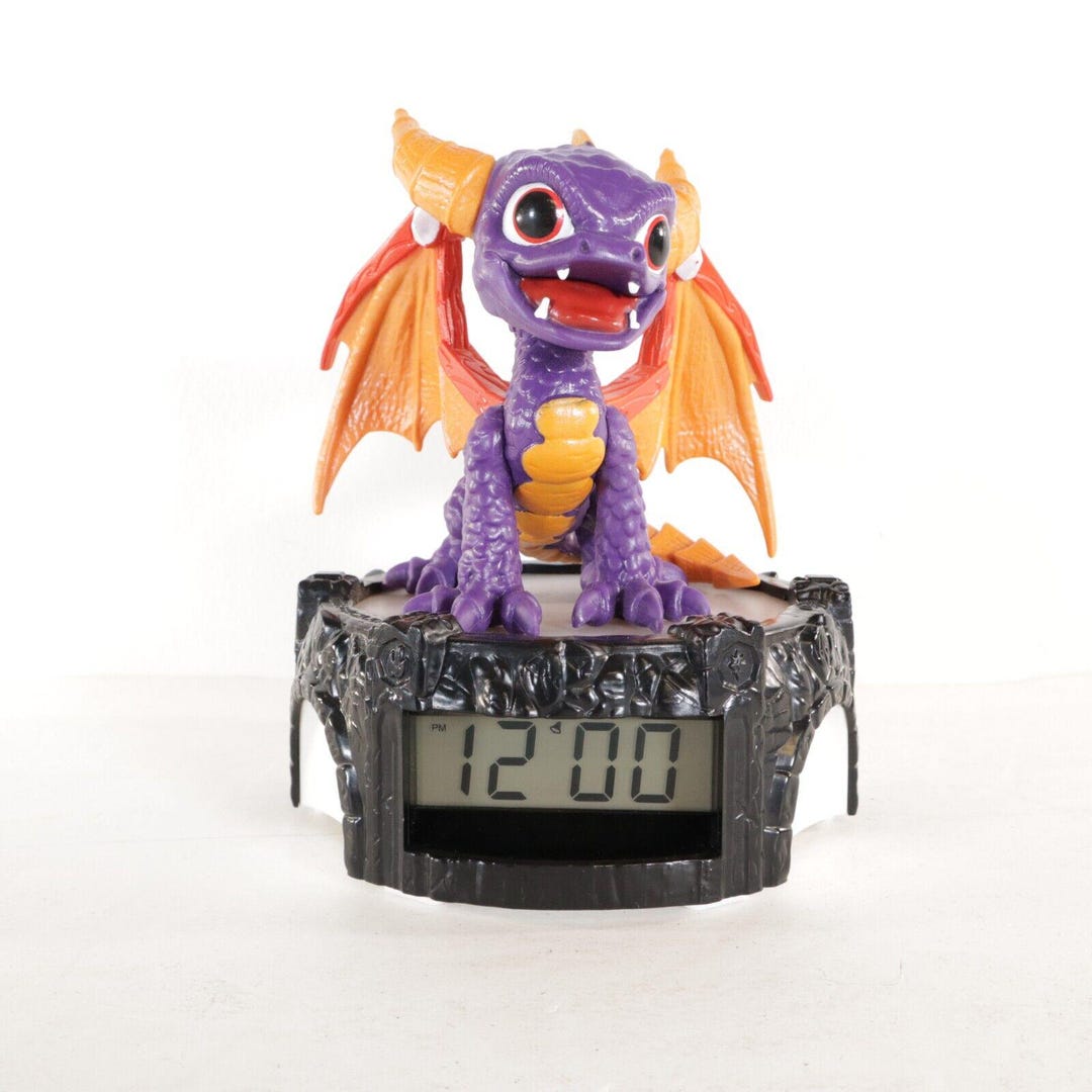 Skylanders Spyro the Dragon Digital Alarm Clock Activision 2013 Tested ...