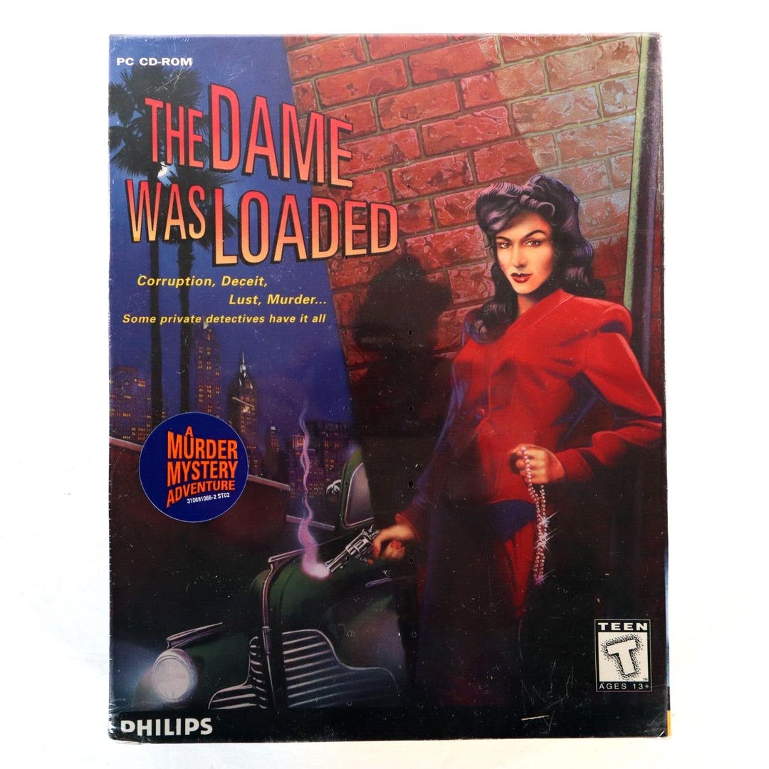 1996 the Dame Was Loaded (PC CD-ROM) Video Game - Windows *sealed ...