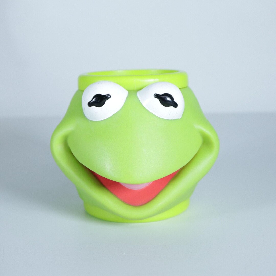 Kermit the Frog Jim Henson Applause 3D Cup Sesame Street Muppets ...