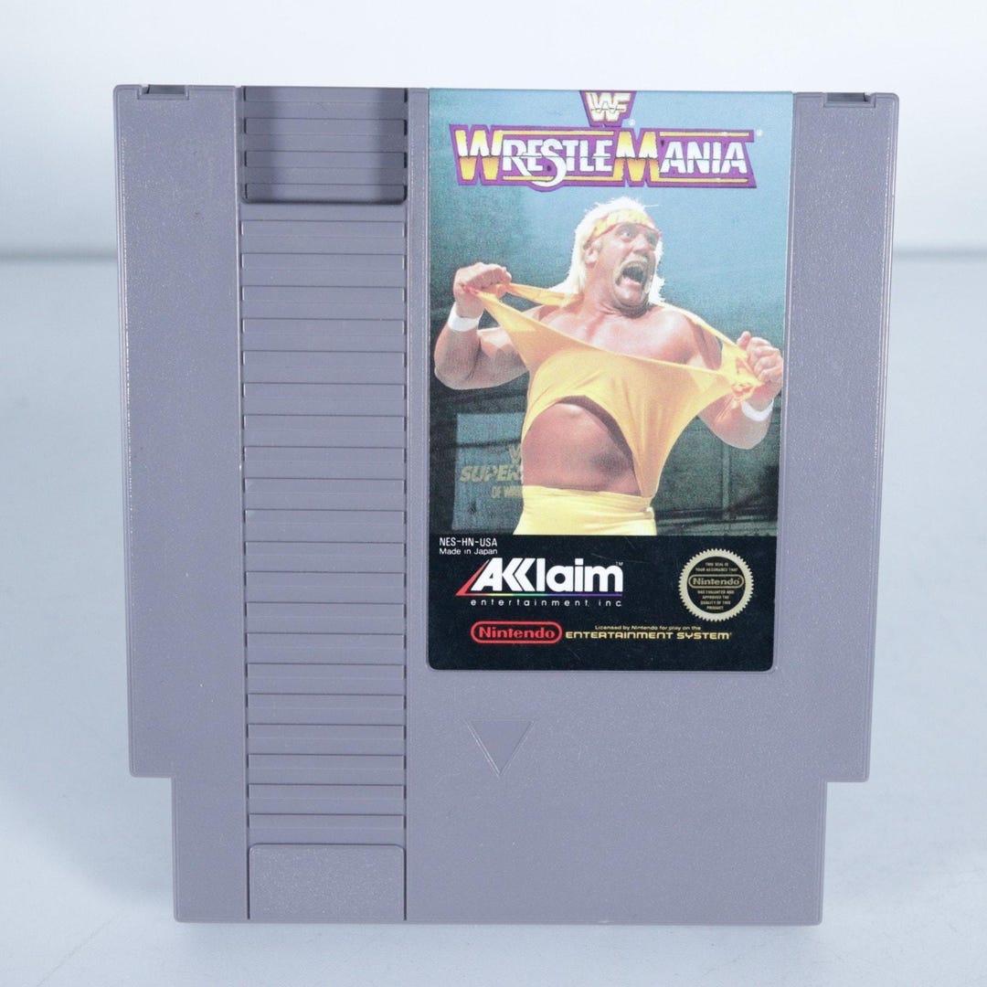 WWF Wrestlemania - Hulk Hogan (nintendo NES) Cleaned & Tested - Etsy