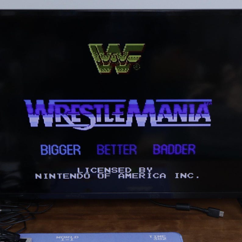 WWF Wrestlemania - Hulk Hogan (nintendo NES) Cleaned & Tested - Etsy