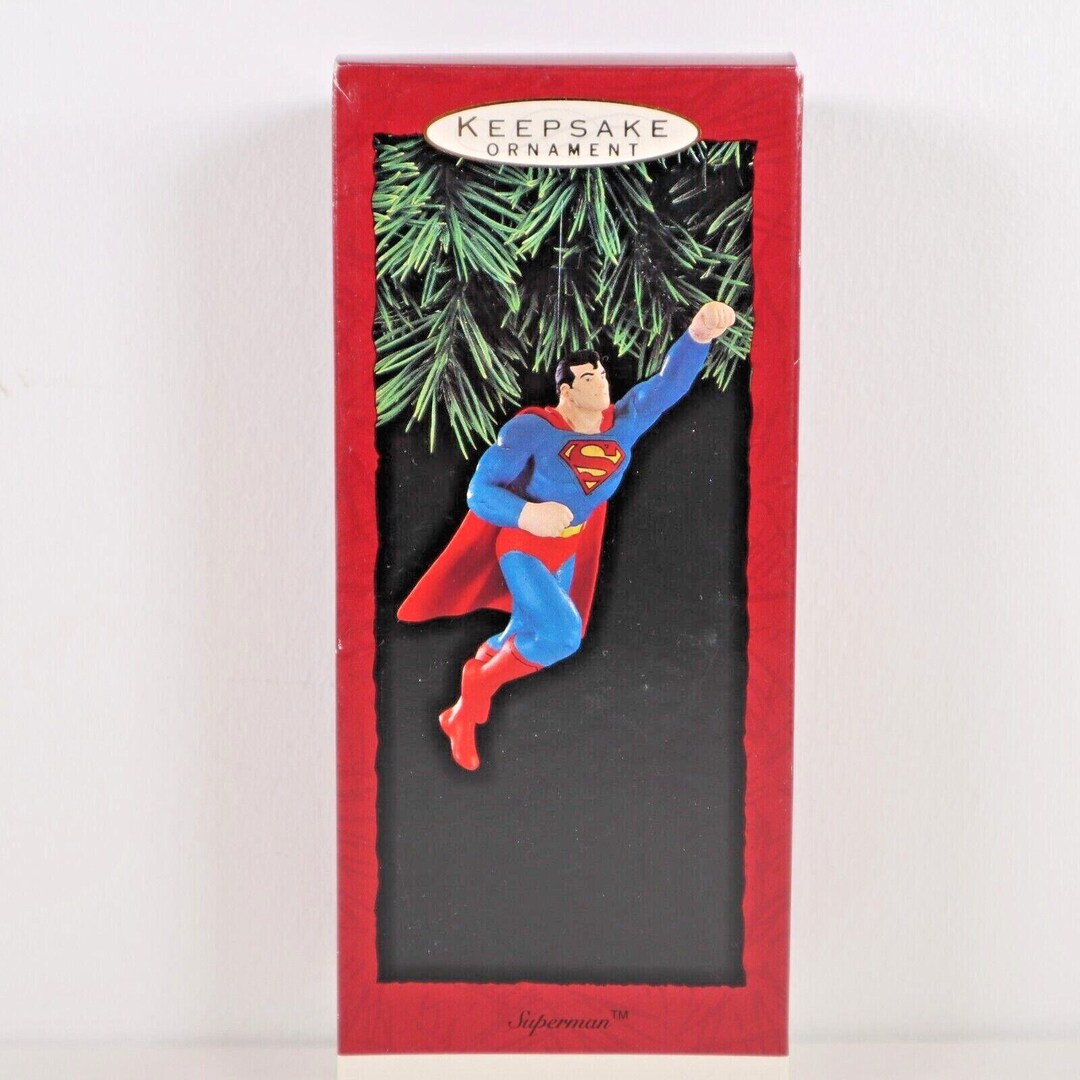 Vintage 1993 Hallmark Keepsake Ornament SUPERMAN New in Box - Etsy