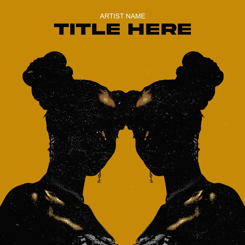 Editable Song Cover Template, Photoshop Template, DIY Flyer, Music ...