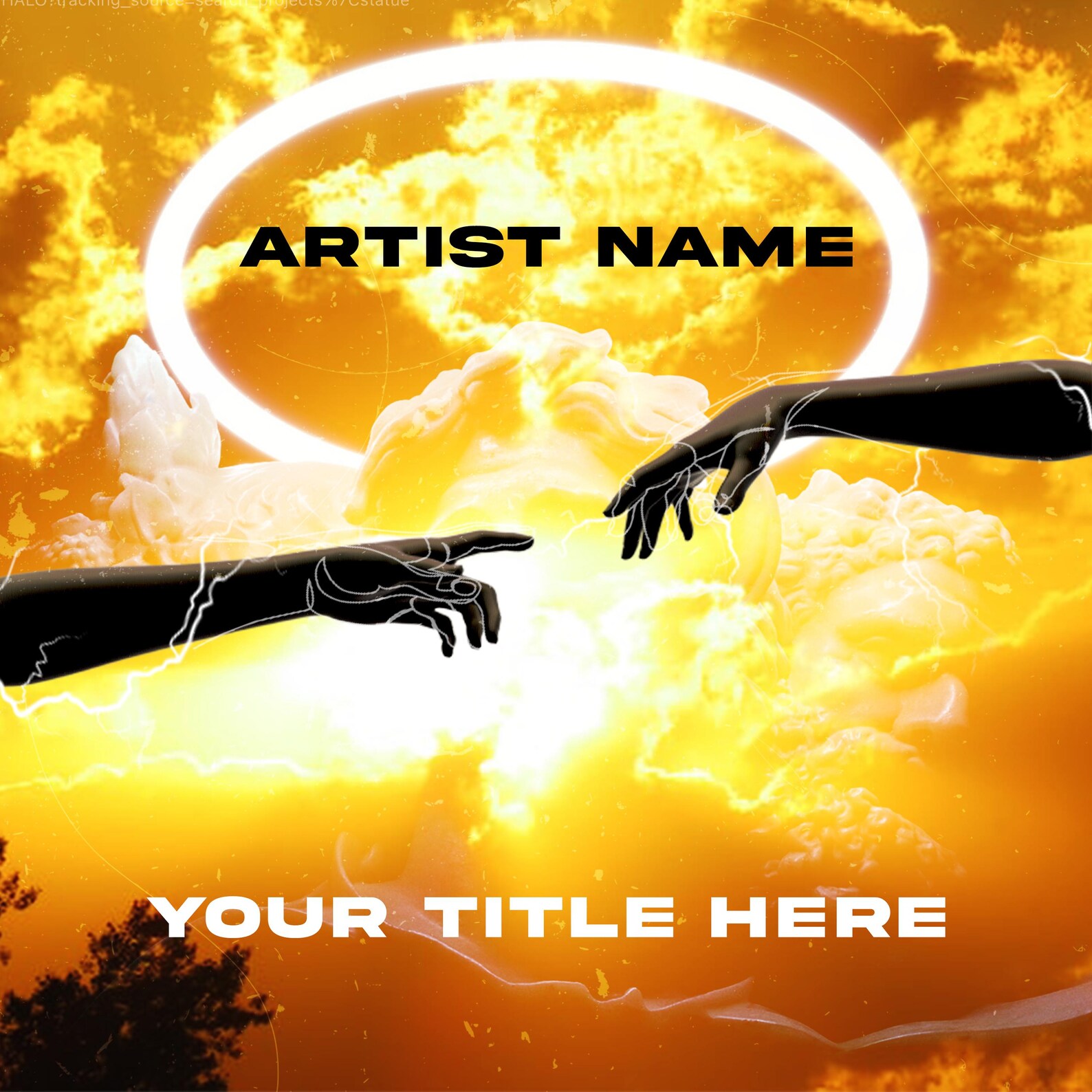 Editable Song Cover Template, Photoshop Template, DIY Flyer, Music ...
