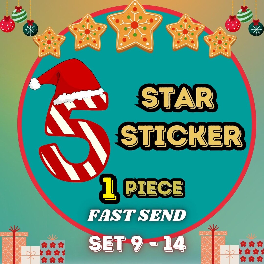 MONO GO 5 Star 1piece Christmas Theme Quick Send - Etsy
