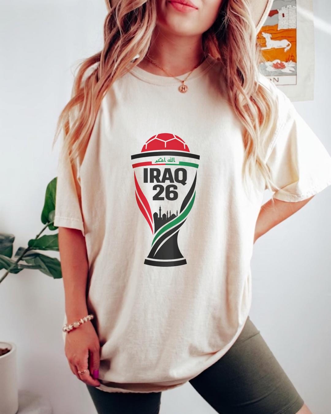 Iraq 2026 Soccer Shirt | Iraqi Flag Football Tee | Iraq Cup 2026 Fan ...