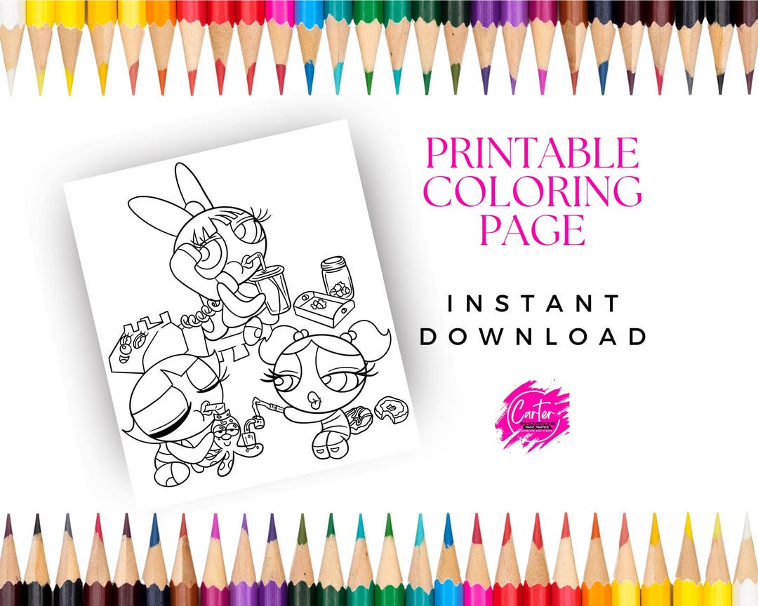 Digital Download | Printable Coloring Page | Smoking Cartoon | Puff ...