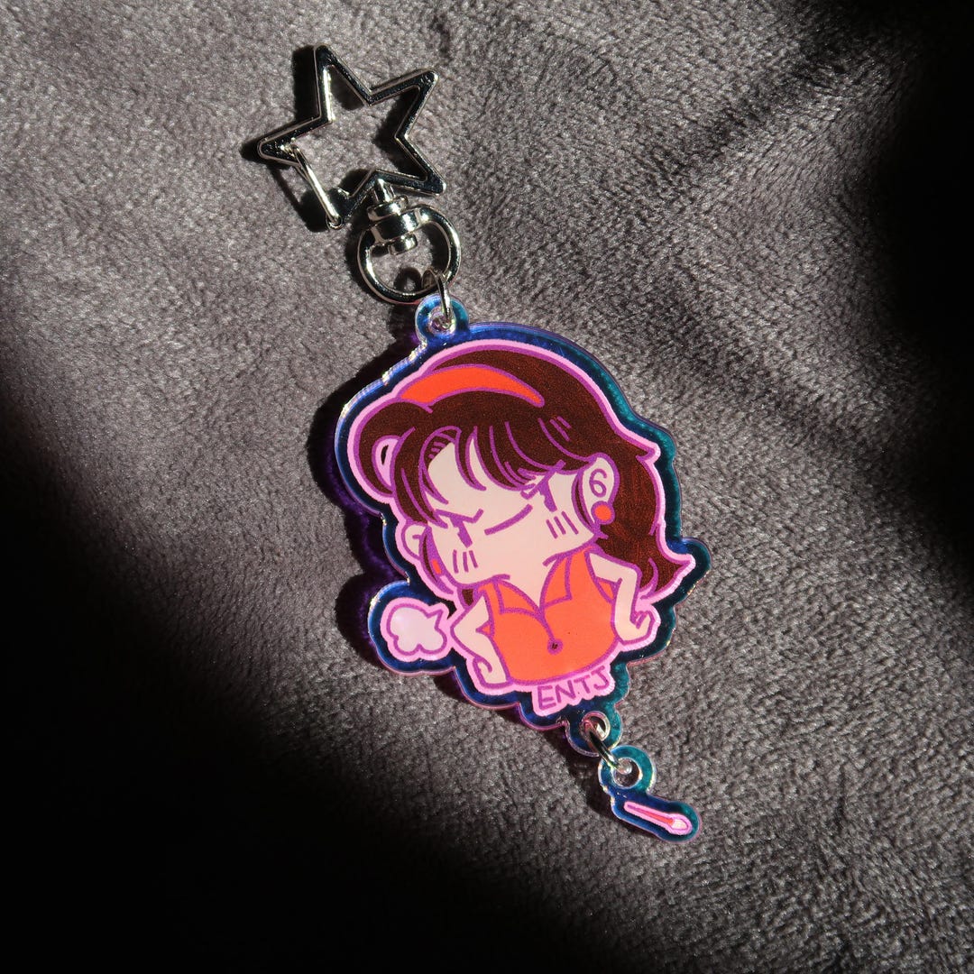 Purple NT MBTI Keychains 16 Personality Analysts Group Charms ...