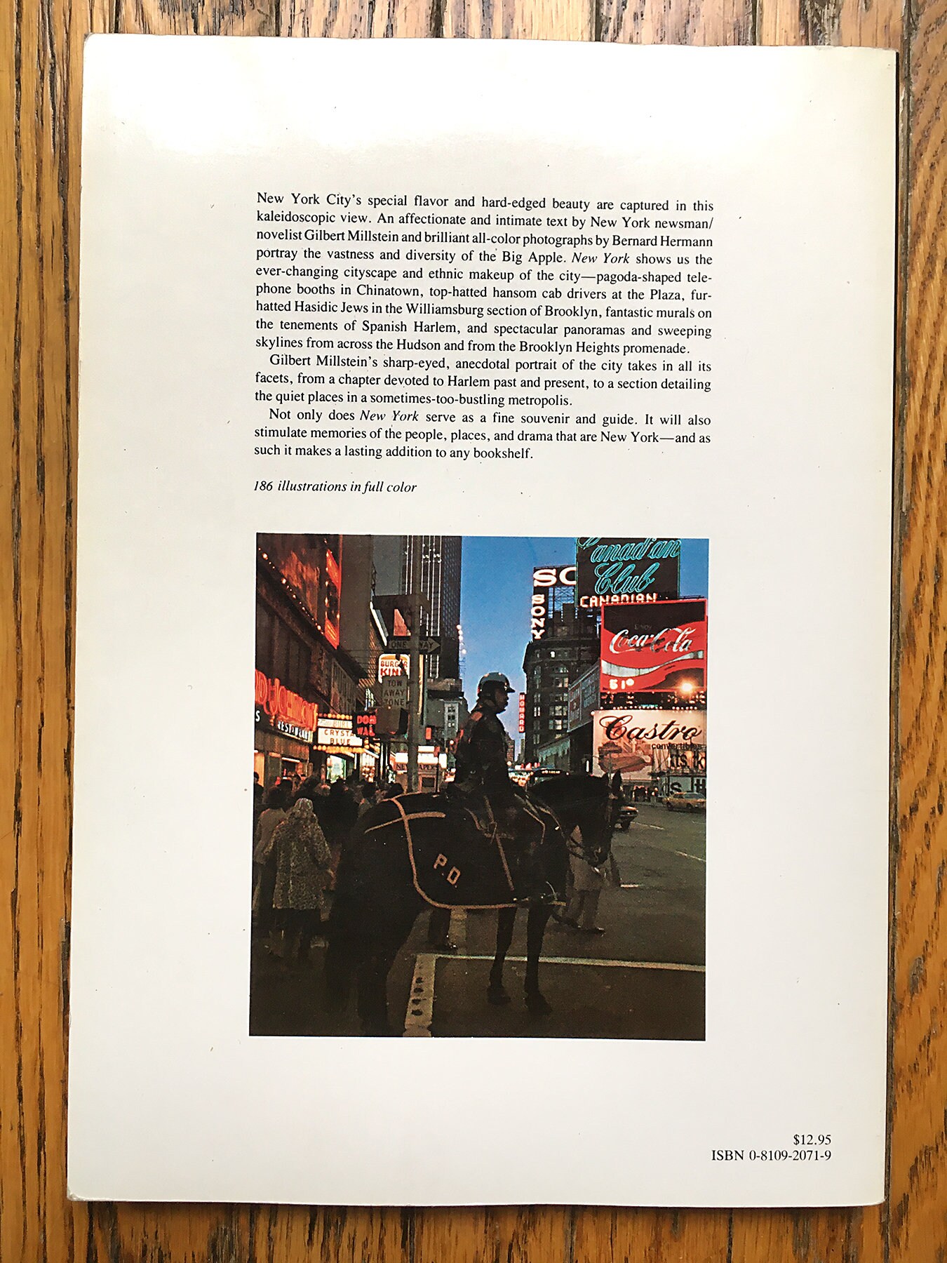 Vintage Book New York by Gilbert Millstein Photography by Bernard ...