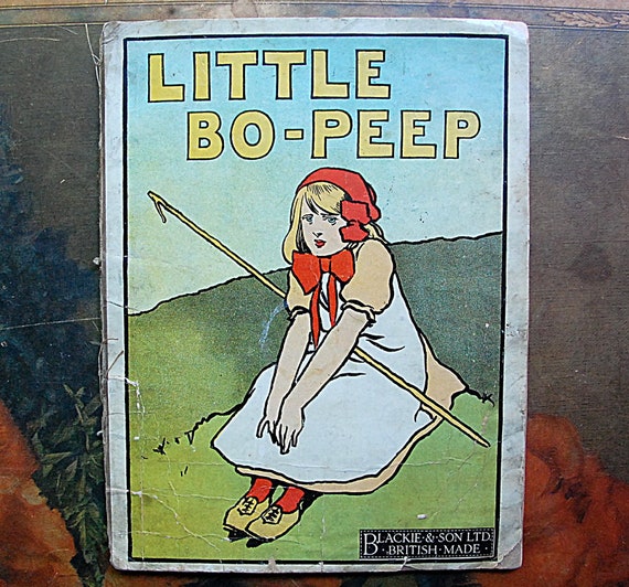 Little Bo Peep Vintage Nursery Rhyme Illustration Nursery 31 LITTLE BO
